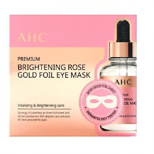 AHC 24K玫瑰蒸氣錫紙保濕抗皺眼膜 5 Sheets – Bonjour Global HK
